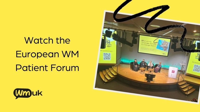 Watch the European WM Patient Forum - WMUK